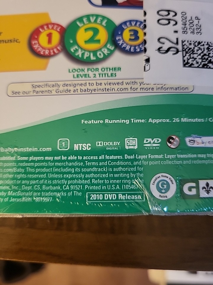 Baby Einstein: Animals Around Me Discovery Kit DVD/Discovery Cards/CD ...