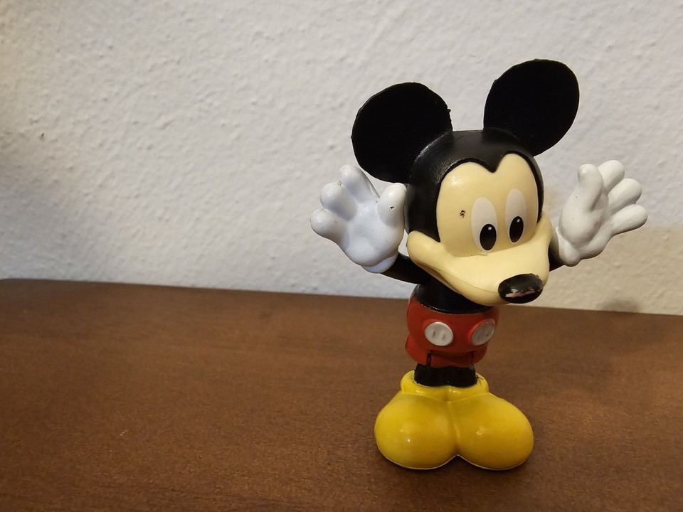 Disney Mickey Mouse Action Figure Toy Lot of 9 Toys or Vinyl Cake ...