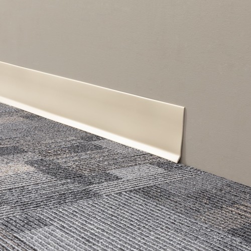 Mohawk Vinyl Cove Wall Base Molding Trim in Cream 4”W x 120’ L roll one ...
