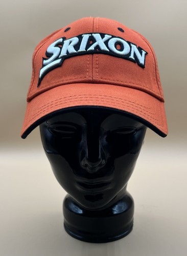 Srixon Baseball Cap Hat Mens Orange/Red Adjustable Curved Brim ...