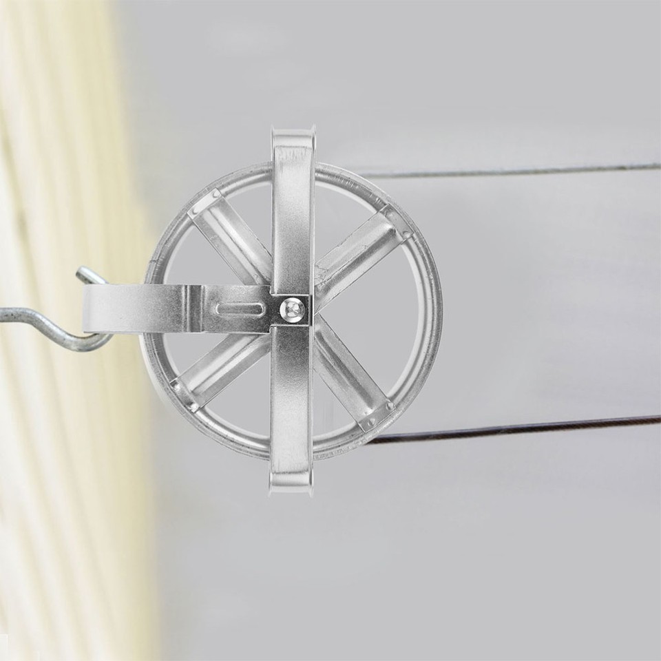 2 Pieces Clothes Drying Strap Pulley Washing Line Hanging Rope Clothing ...