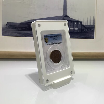 1CT Acrylic Display Stand Case Holder for PCGS Graded Coin Slab Storage ...