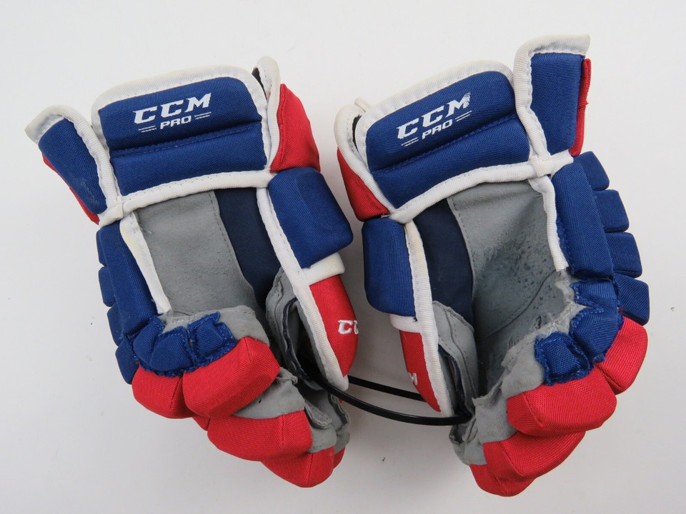 CCM HG 4R PRO Montreal Canadiens NHL Pro Stock Hockey Player Gloves ...