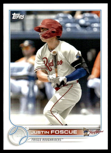 2022 Topps Pro Debut #PD-27 Justin Foscue Frisco Roughriders | eBay