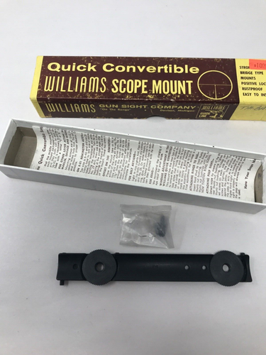 BROWNING BAR WILLIAMS SCOPE MOUNT QUICK CONVERTIBLE ~ TOP MOUNT ONLY ...