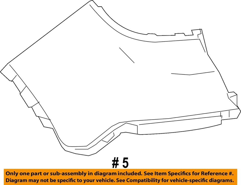 GM OEM 13-16 Encore Rear Bumper Bumper Components-Upper Cover 95352037 ...