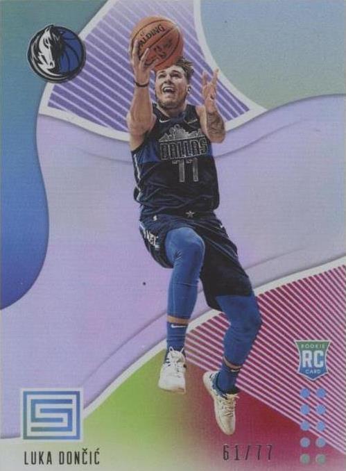 2018-19 Panini Status - Rookies 1 Luka Dončić #122 Status /77 (RC) for ...