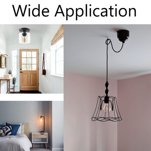 Copper Phenolic Fixture Strap Bracket Lamp Head with 30 Cm Long Wire ...