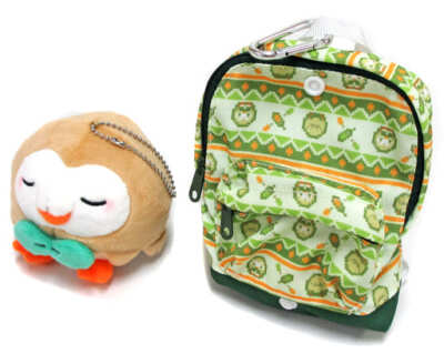 Pokemon Center limited Rowlet mascot (10cm) & backpack (13×12×6cm ...