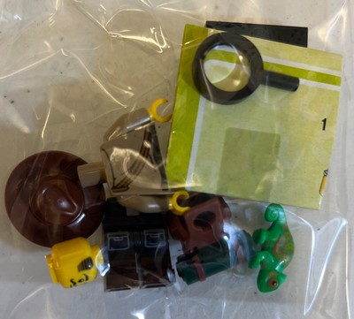 LEGO Minifigures: Series 19 #7 Jungle Explorer w/Chameleon CMF Minifig ...