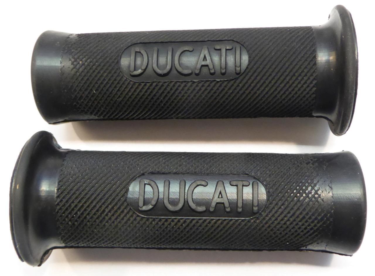 1950's Ducati smallest 50cc 65cc logo handlebar grips only 108mm long ...