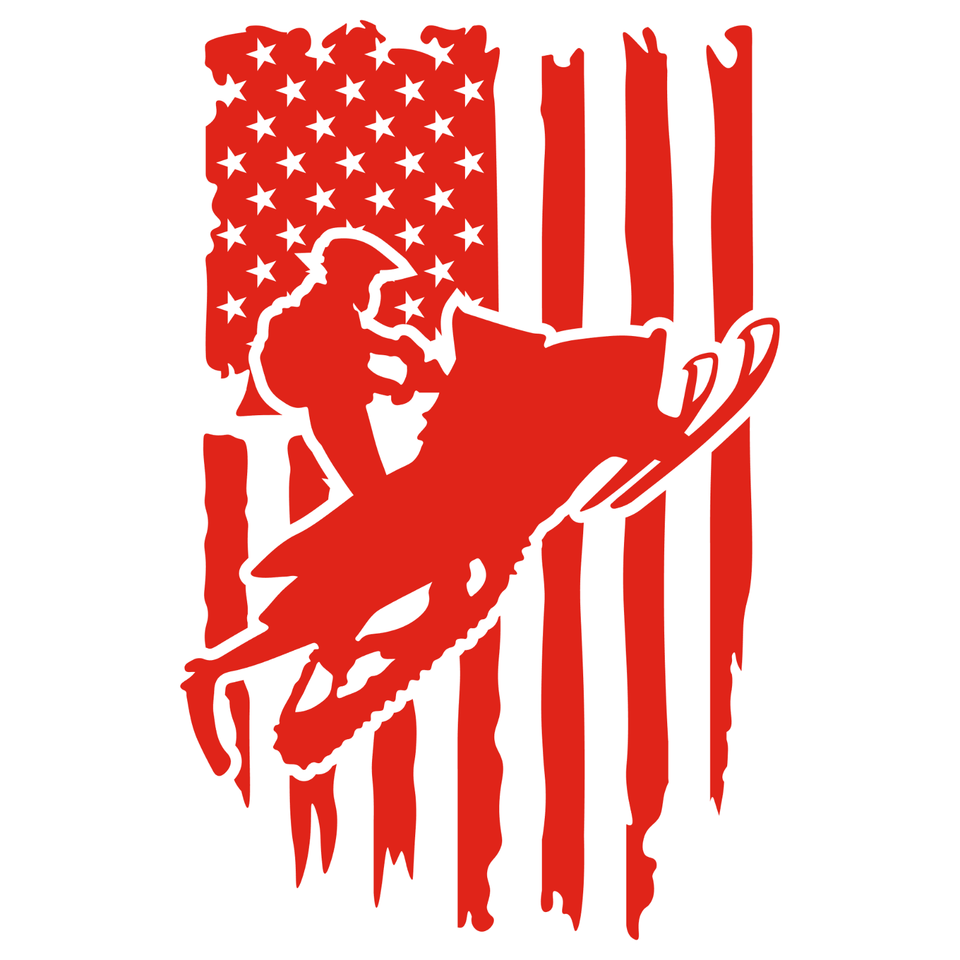 Jumping Snowmobile Flag Decal Stickers Truck Trailer Window Wall | eBay