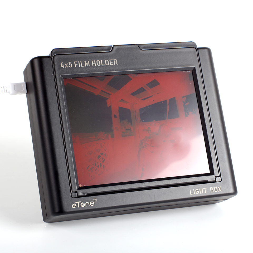 Digital Film Viewer Light Box Photo Slide Film Holder For 120 135 4X5 ...