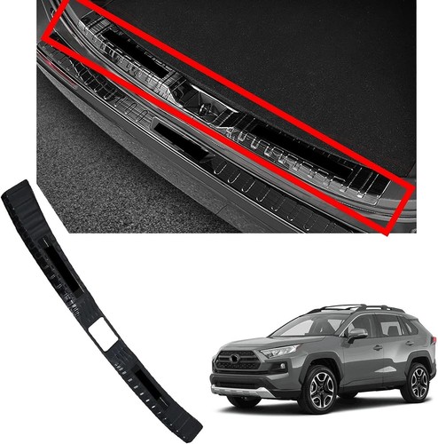 Rear Bumper Protector For 2024 Toyota RAV 4 Accessories Steel Inner ...
