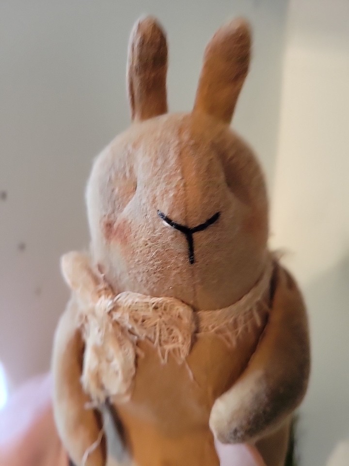 Grubby Primitive Rustic Country Bunny Rabbit Stuffed Easter Spring ...