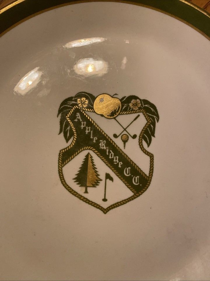 APPLE RIDGE COUNTRY CLUB Syracuse China Syralite Restaurant Ware Dinner ...