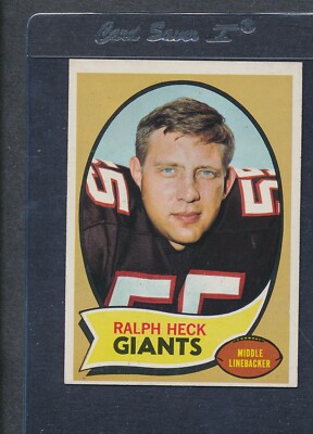 1970 Topps #127 Ralph Heck Giants EX *5104 | eBay