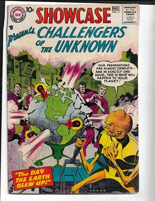 Showcase 11 1957 DC Comics VG 4.0 3rd App Challengers of the Unknown | eBay