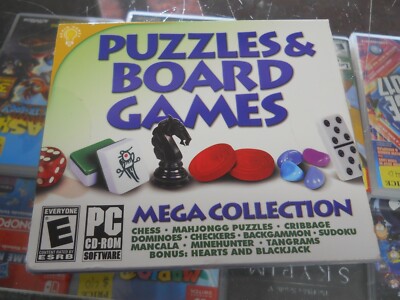 Puzzles & Board Games Mega Collection (PC Game) Brand New Sealed | eBay