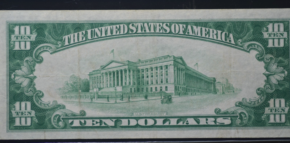 1928 $10 GOLD CERTIFICATE Fr#2400 PCGS VERY FINE 25 BRIGHT, BOLD, SHARP ...