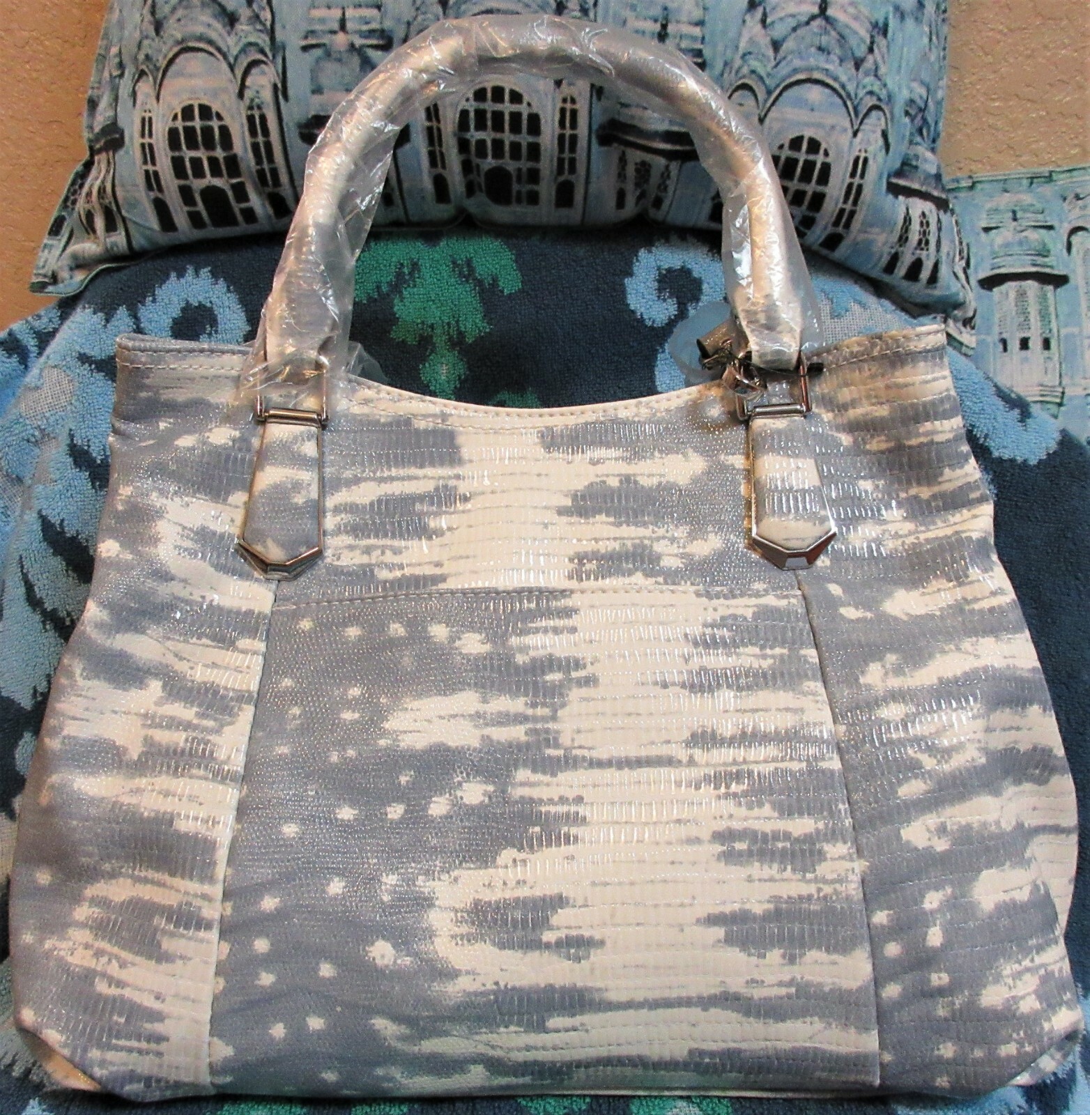 Snakeskin Print Handbag Simply Vera By Vera Wang 'Modena' Convertible ...