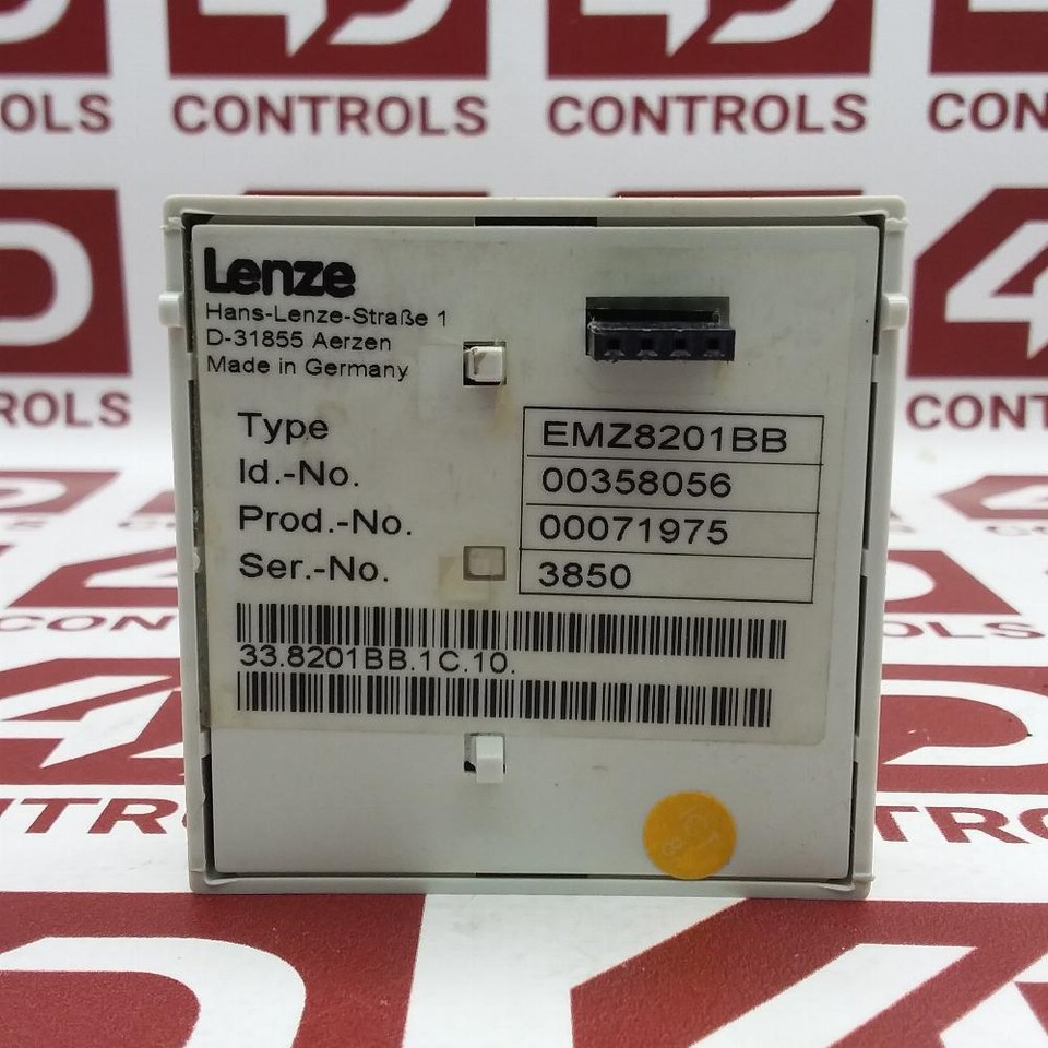 EMZ8201BB | Lenze | 8200 Vector | Operating Module, LCD, 6 Function ...