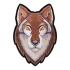 Brown Eastern Timber Wolf Patch, Canine Back Patches | eBay