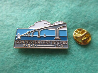 Confederation Bridge PEI to New Brunswick Lapel Pin Button | eBay