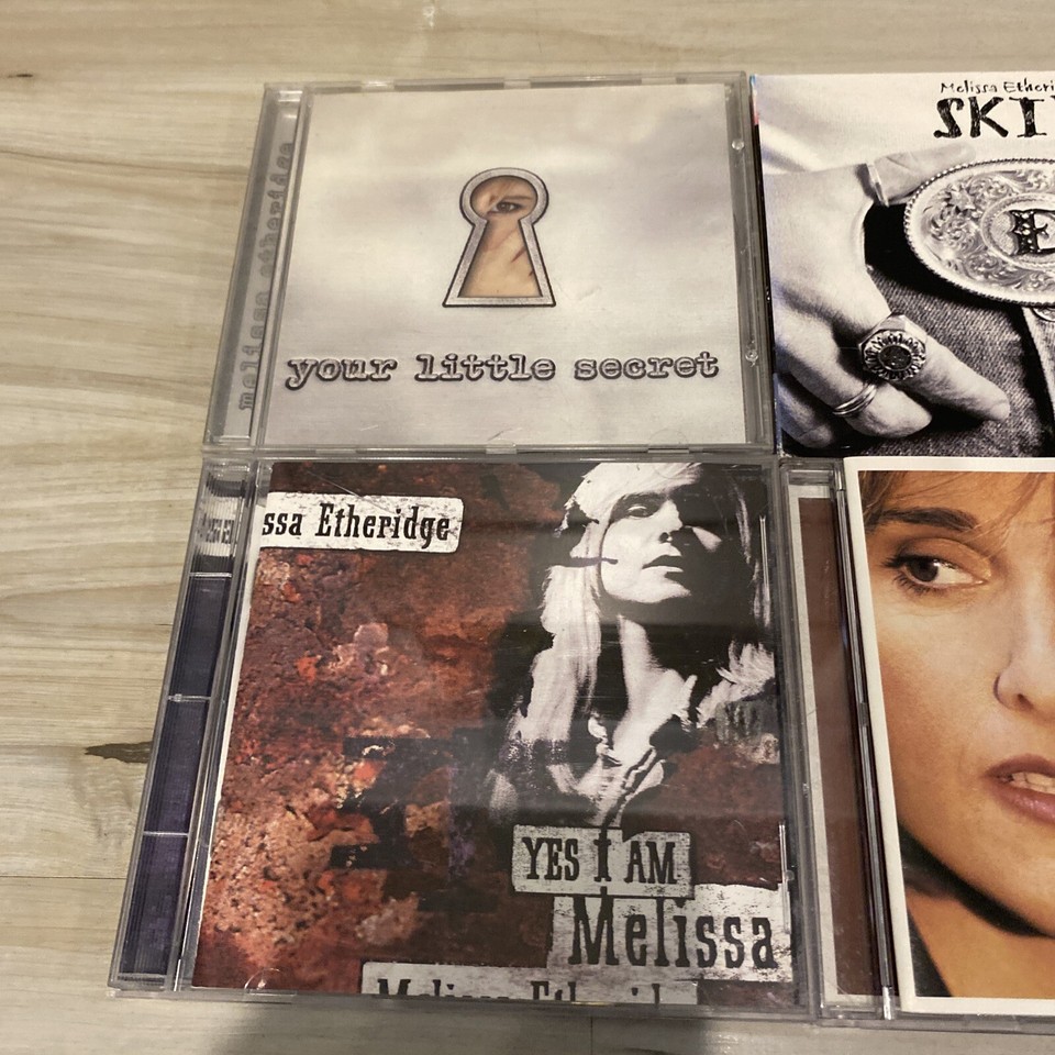 LOT OF 4 CDs Melissa Etheridge: Skin Breakdown Your Little Secret Yes I ...