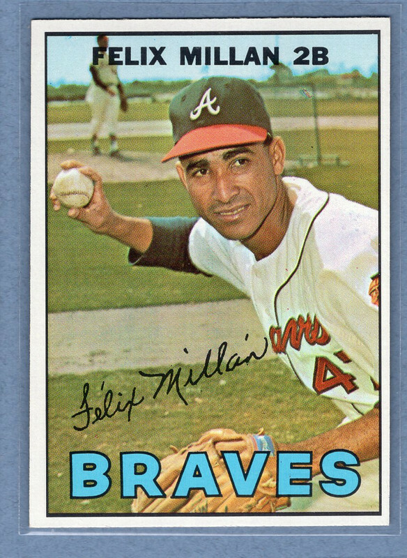 1967 Topps #89 Felix Millan EX-MT GO390 | eBay