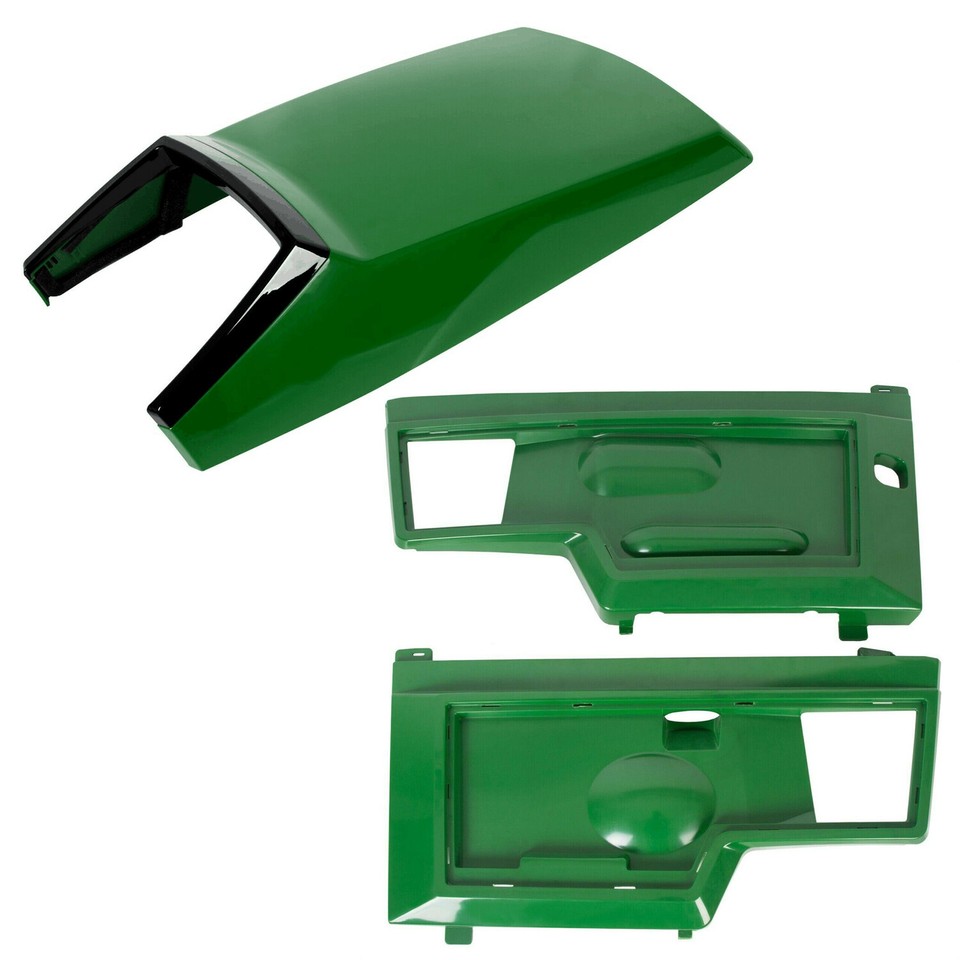 For John Deere 415 425 445 455 Side Panels Kit+Upper Hood for AM128986 ...