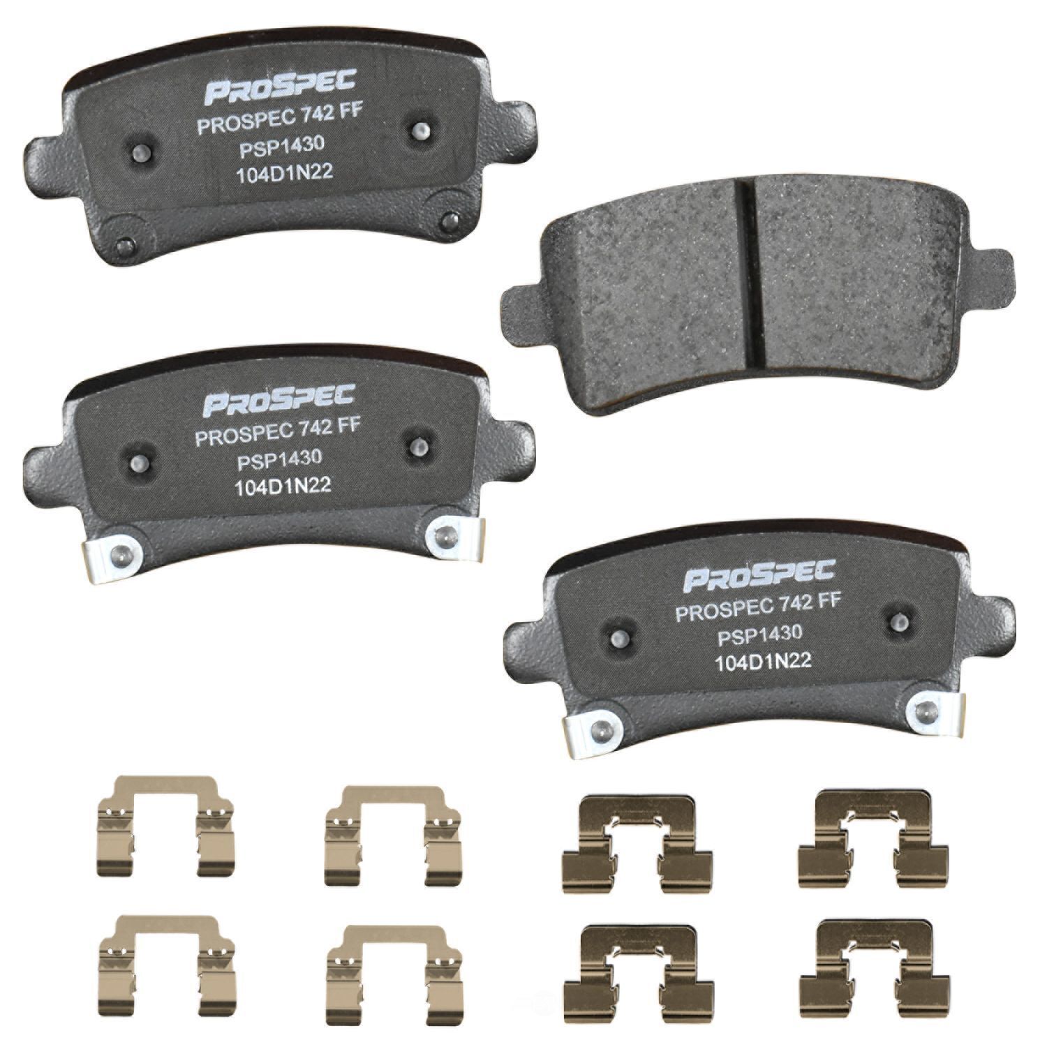 Disc Brake Pad Set-+ Ceramic PROSPEC PSP1430 for sale online | eBay