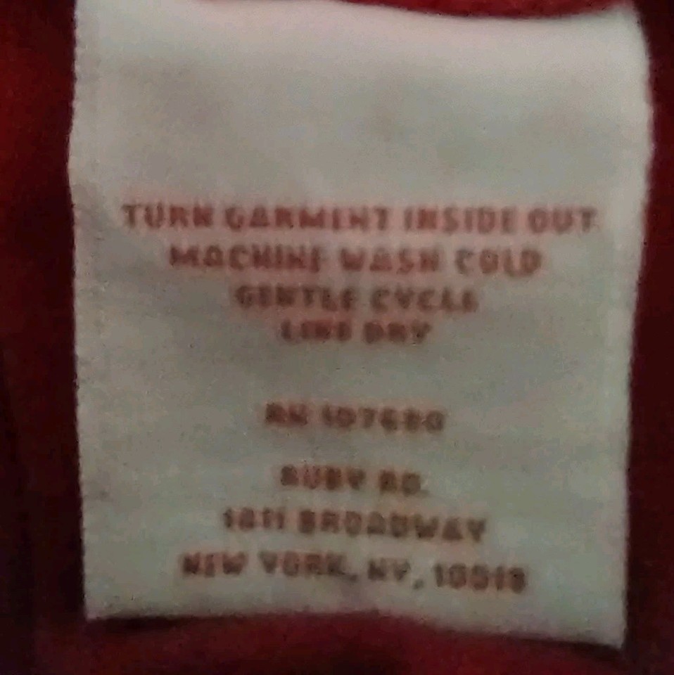 Ruby Rd. Shirt Woman's Size 3X Red Beaded V-Neck 3/4 Sleeve Pullover ...