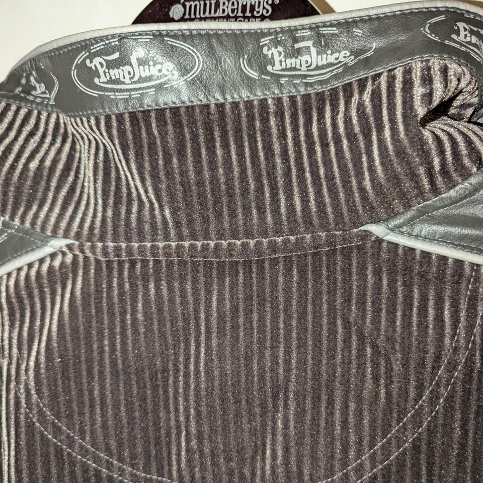 Vintage Pimp Juice Cordaroy Velour Track Jacket Brown Nelly Y2K 2XL ...