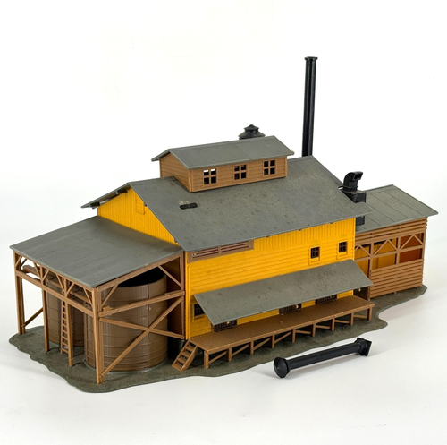 HO Scale Factory Industrial Plant Building for Model Train Layout BUILT ...