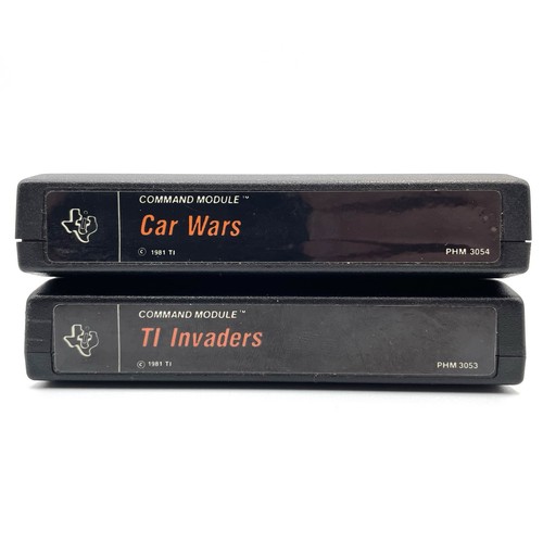 Lot of 2 TI-99/4A Home Computer Command Module Software Car Wars TI ...