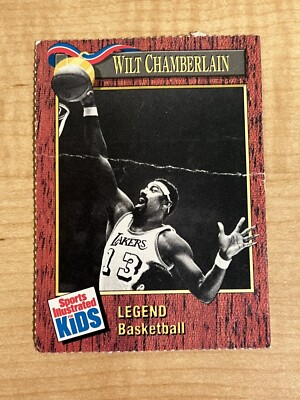 1990 Sports Illustrated for Kids Wilt Chamberlain #208 Kansas/Los ...
