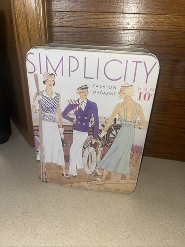 Vintage Simplicity Pattern Book Tin Summer Fashions May June 1933 Made ...