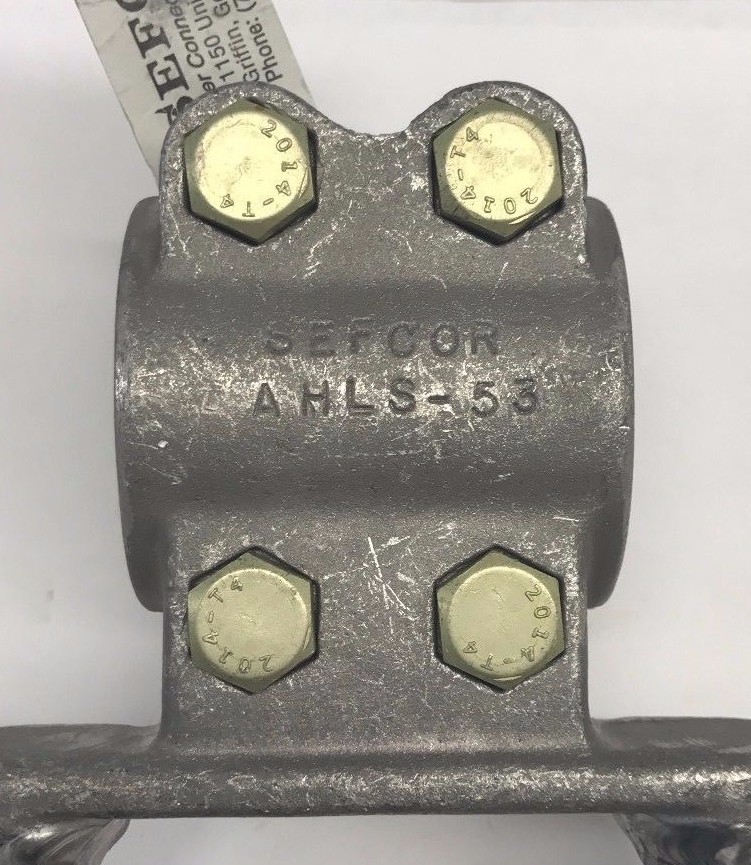 New Sefcor Power 1-1/2" Straight Line Bolted Stirrup Clamp - AHLS-53 ...