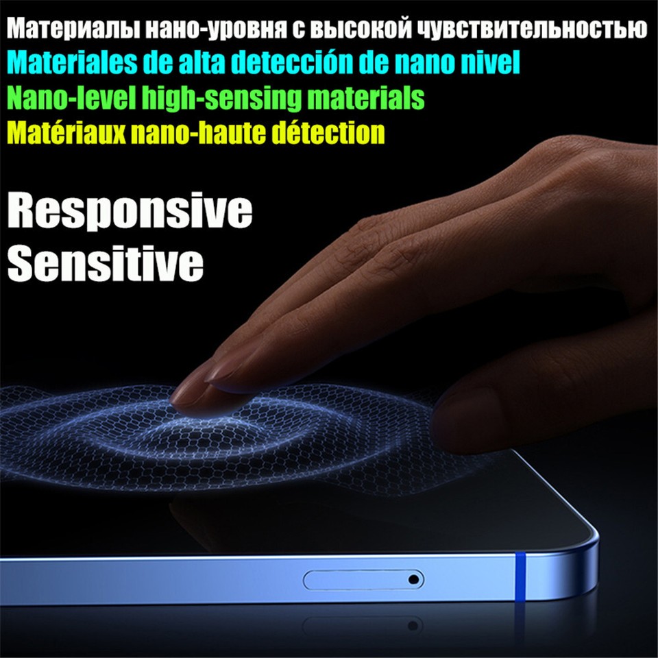 Anti Fingerprint Hydrogel Film Guard For iPhone 15 Pro Max 12 14 13 XR ...