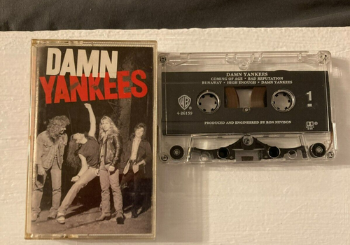 DAMN YANKEES: Self Titled SEALED WB Orig Hard Rock Cassette Tape Ted ...