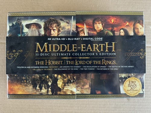 Middle Earth 6-Film Ultimate Collector's Edition [4K UHD + Blu-ray ...