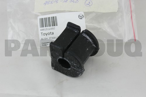 4881512350 Genuine Toyota BUSH, FRONT STABILIZER BAR, NO.1 48815-12350 ...