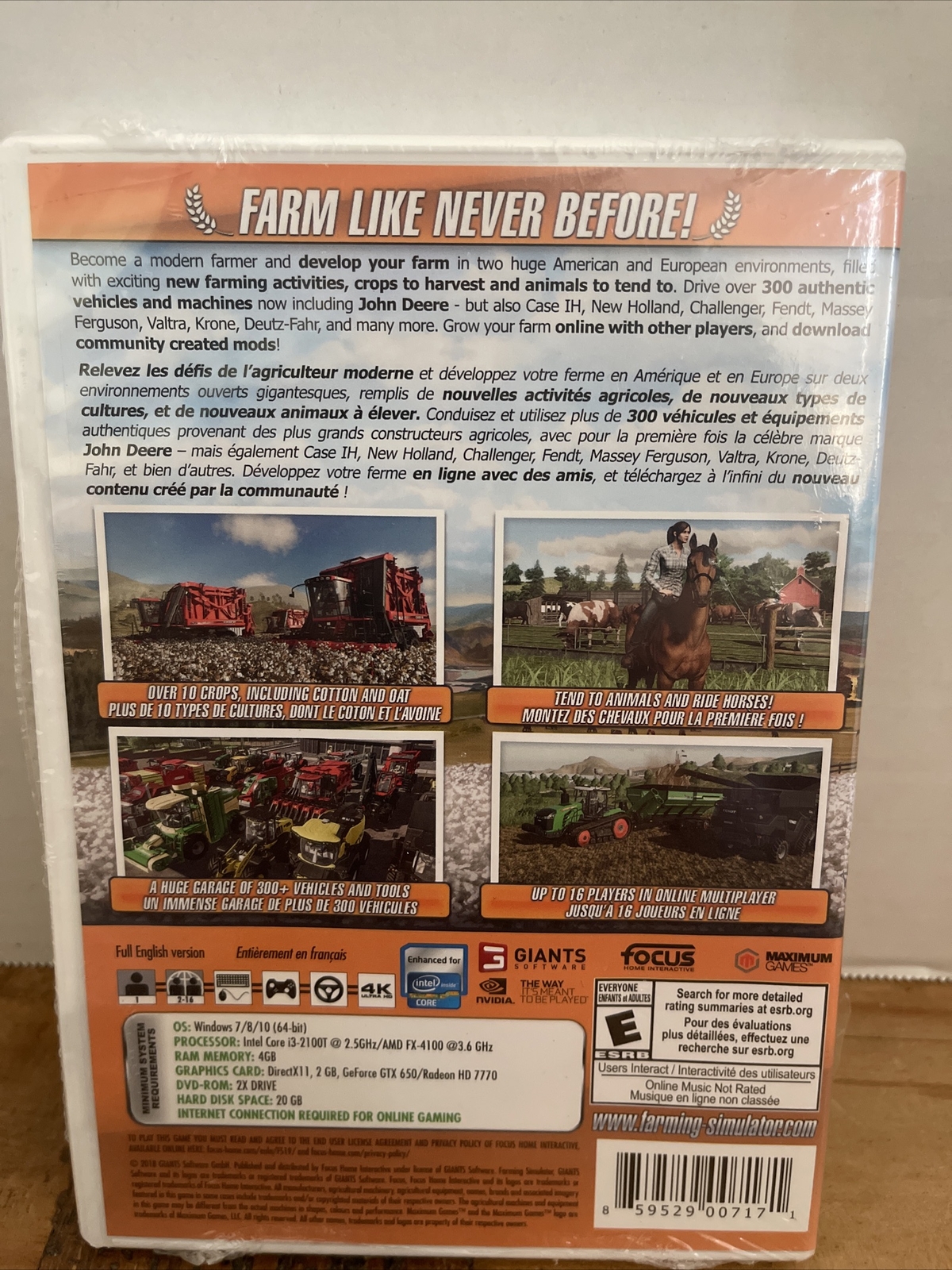Farming Simulator 19 (PC DVD-Rom, 2018) - Brand New Sealed 859529007171 ...