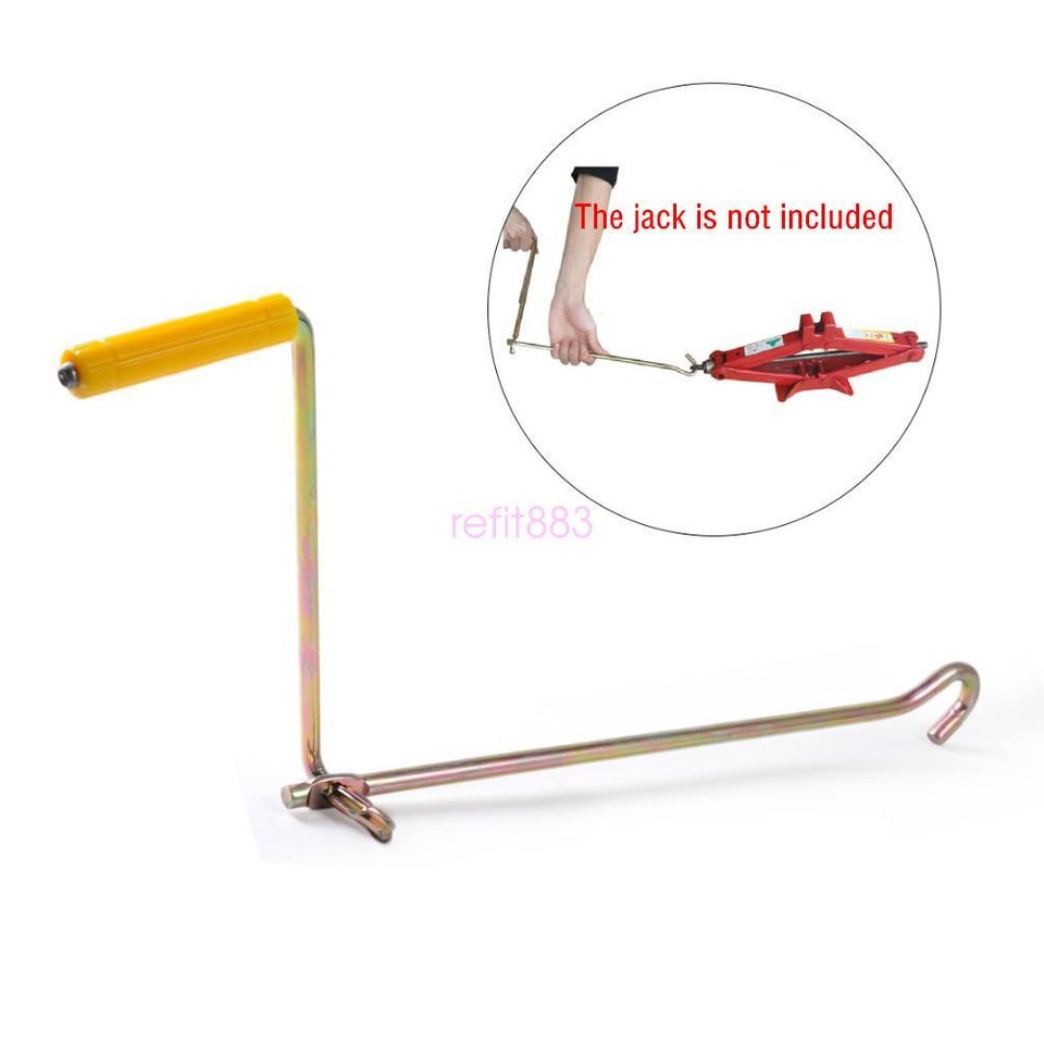 1pc Car Tire Wheel Lug Wrench Scissor Jack Crank Speed Handle Lift Tool ...