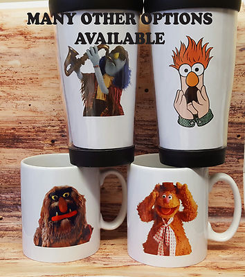 MUPPET CHARACTERS, COFFEE MUGS OR PLASTIC BEAKERS. MANY OPTIONS | eBay