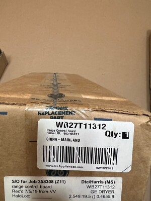 WB27T11312 New OEM GENUINE GE Range Wall Oven Control Board | eBay