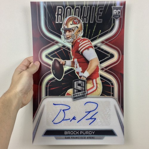 49ers Brock Purdy Rookie Auto 2022 Panini Spectra Poster | eBay