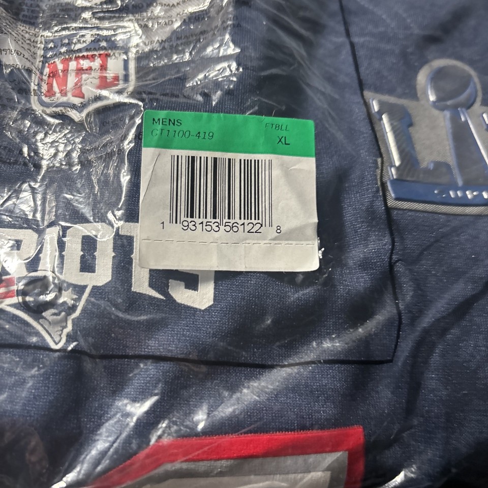 New England Patriots size Xl Julian Edelman Super Bowl LIII Jersey New ...