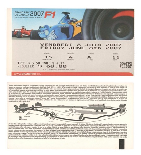 2007 Canadian Grand Prix Lewis Hamilton Practice 1st F1 Win Rookie ...